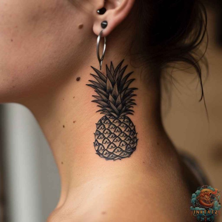 Exploring the Sweet and Symbolic Meaning of Pineapple Tattoos: 108 Designs - inktat2.com