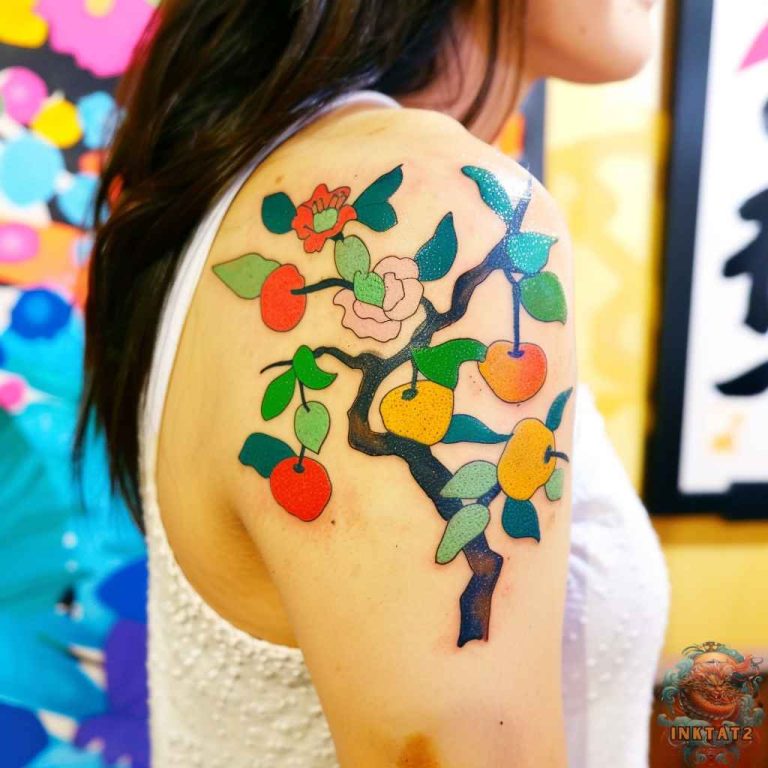 Branching Out: Exploring the Symbolism of Apple Tree Tattoos: 135 Designs - inktat2.com