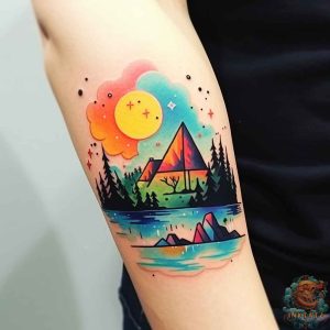 Get Ready to Show Off Your Camping Tattoo Ideas - 49 Designs - inktat2.com