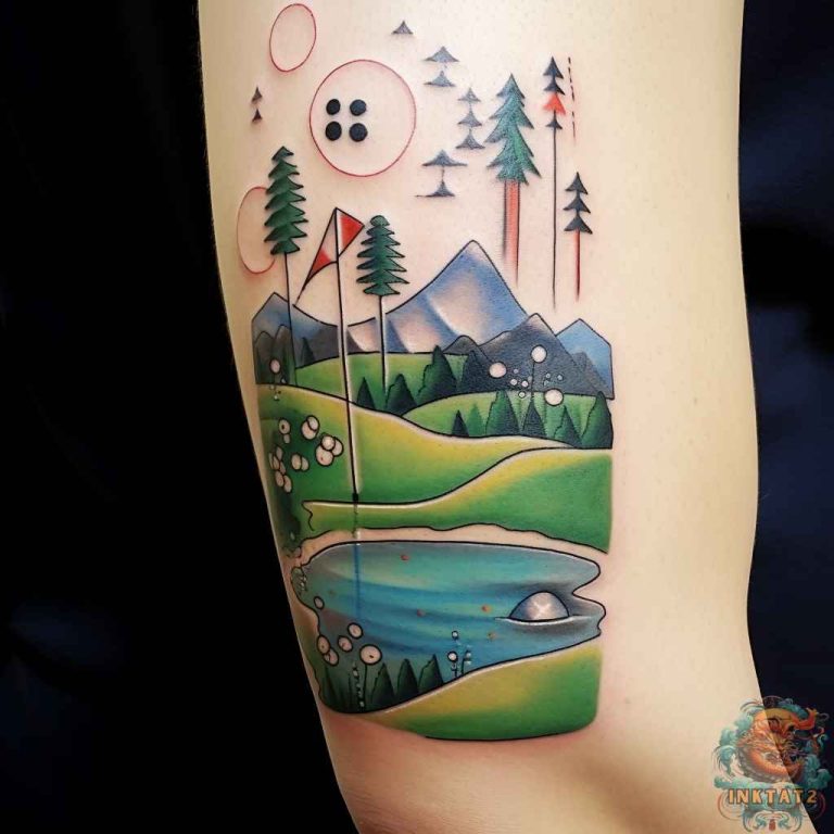 49 Golf Tattoo Ideas – Unleash Your Inner Golfer - inktat2.com