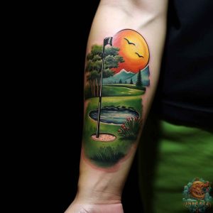 49 Golf Tattoo Ideas – Unleash Your Inner Golfer - inktat2.com