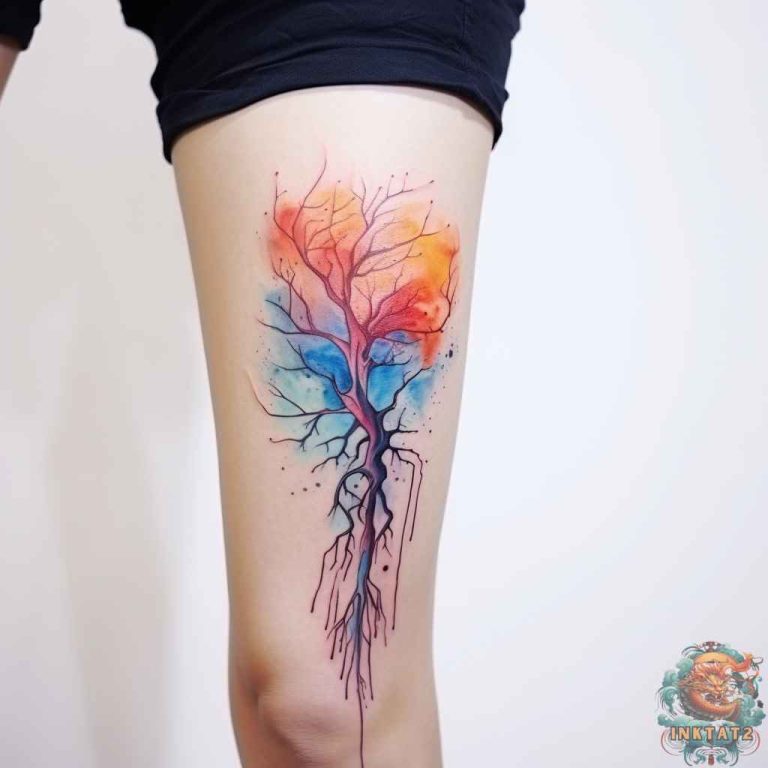 The Fascinating World of Tree Leg Tattoos - 50 Designs - inktat2.com