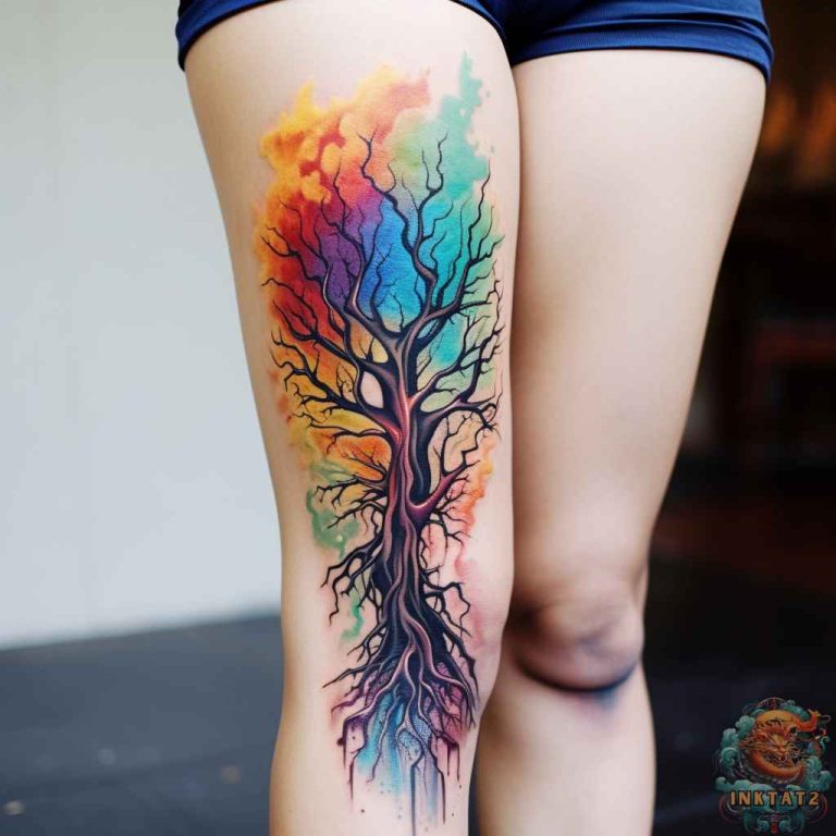 The Fascinating World of Tree Leg Tattoos - 50 Designs - inktat2.com