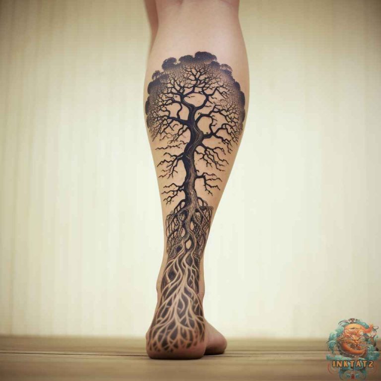 The Fascinating World of Tree Leg Tattoos - 50 Designs - inktat2.com