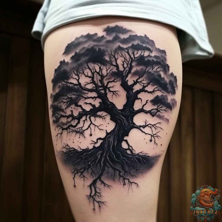 The Fascinating World of Tree Leg Tattoos - 50 Designs - inktat2.com