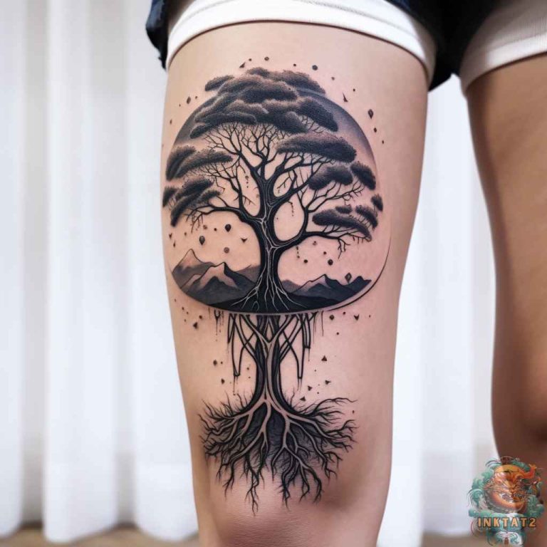 The Fascinating World of Tree Leg Tattoos - 50 Designs - inktat2.com