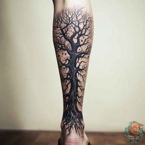 The Fascinating World of Tree Leg Tattoos - 50 Designs - inktat2.com