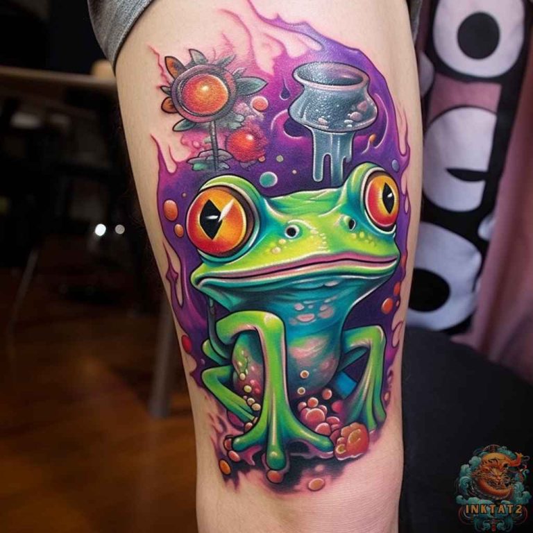Unleashing the Symbolism: The Fascinating World of Frog Tattoos: 76 ...