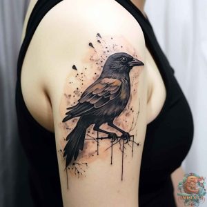 The Mysterious and Mythical Meanings Behind the Iconic Raven Tattoo: 57 ...