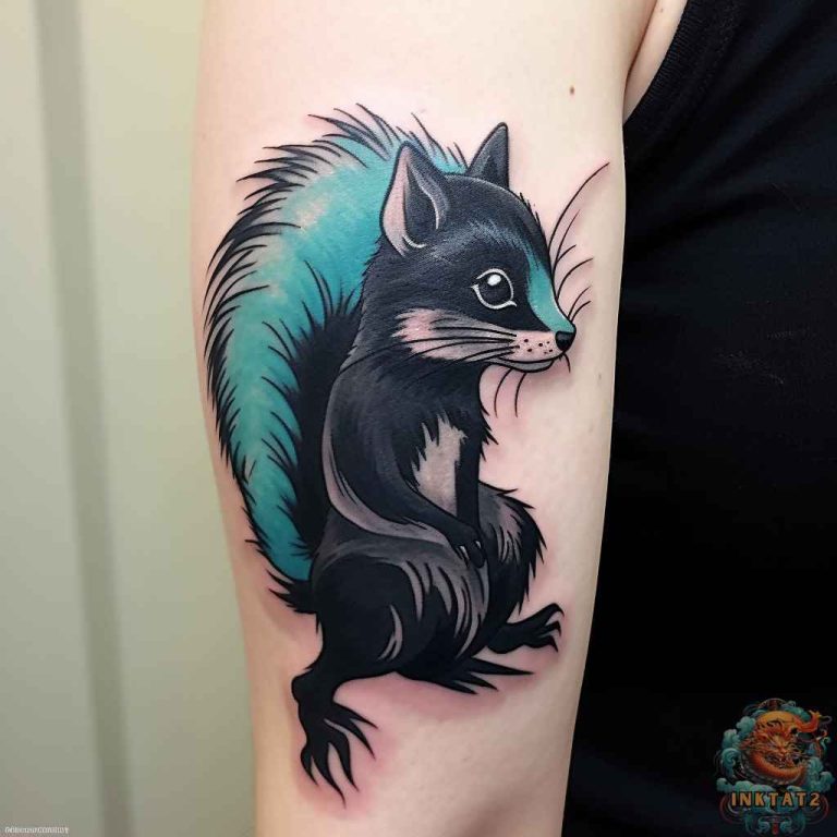 The Stinky and Symbolic: The Fascinating World of Skunk Tattoos: 64 Designs - inktat2.com