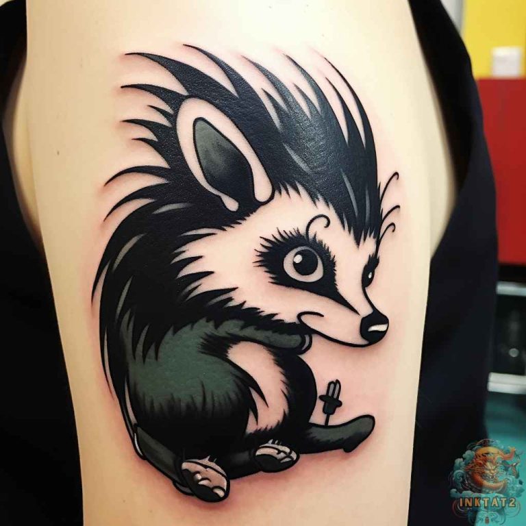 The Stinky and Symbolic: The Fascinating World of Skunk Tattoos: 64 Designs - inktat2.com