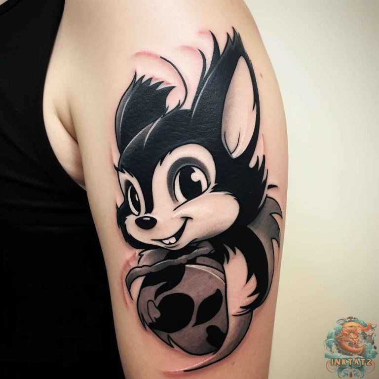 The Stinky and Symbolic: The Fascinating World of Skunk Tattoos: 64 Designs - inktat2.com