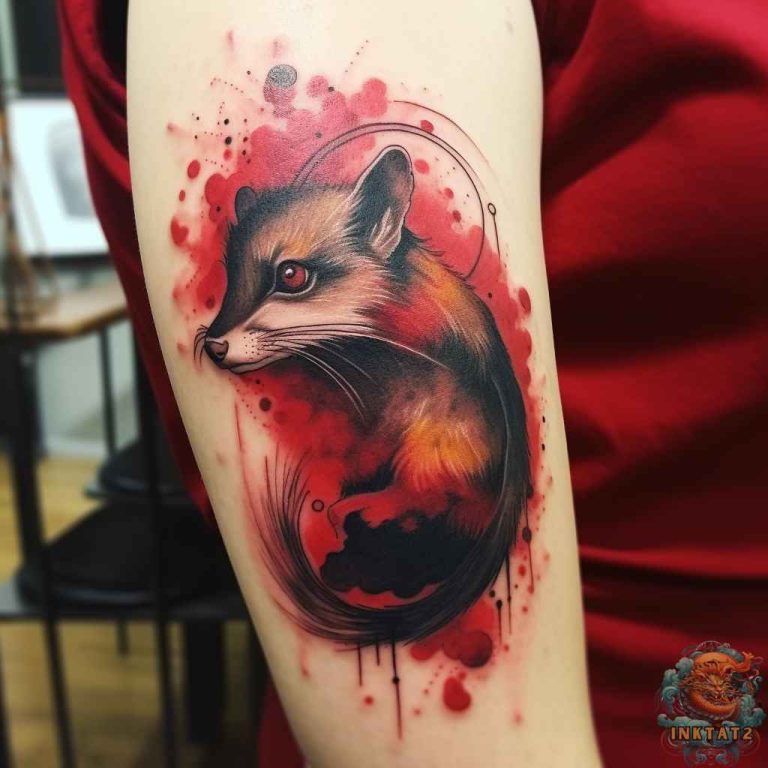 The Stinky and Symbolic: The Fascinating World of Skunk Tattoos: 64 Designs - inktat2.com