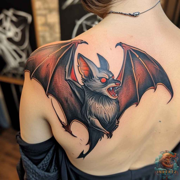 Unleashing the Mystique: Exploring the Symbolism of Bat Tattoos: 84 ...