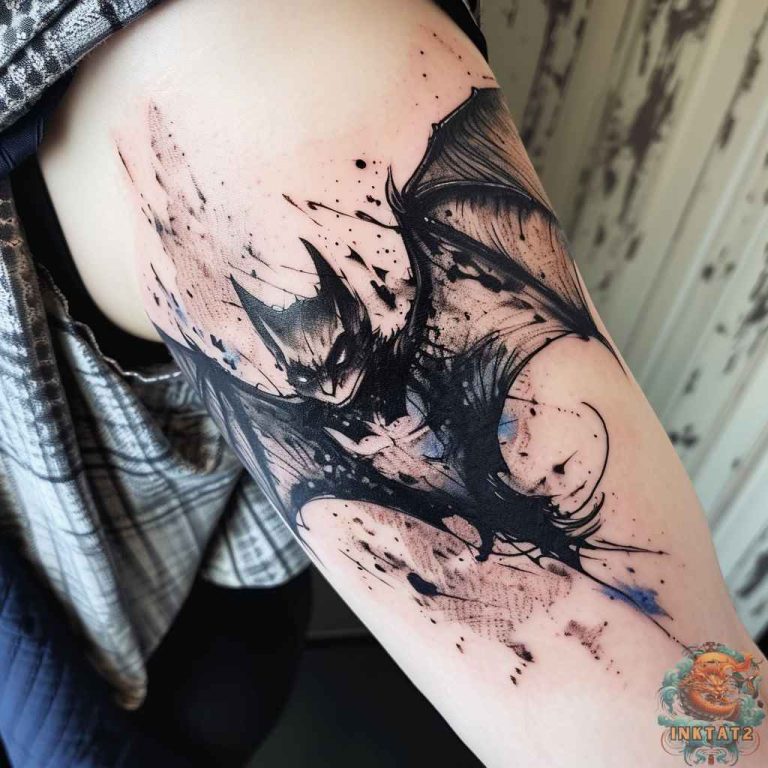 Unleashing the Mystique: Exploring the Symbolism of Bat Tattoos: 84 ...