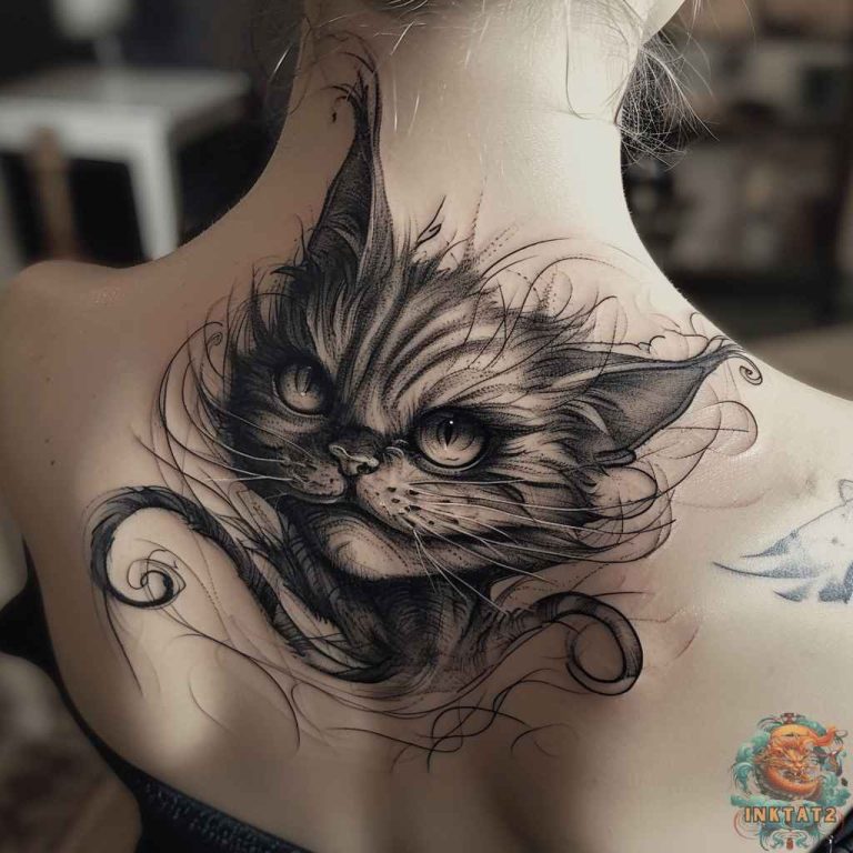 Unleashing the Mysterious Allure of the Cheshire Cat Tattoo: 91 Designs ...