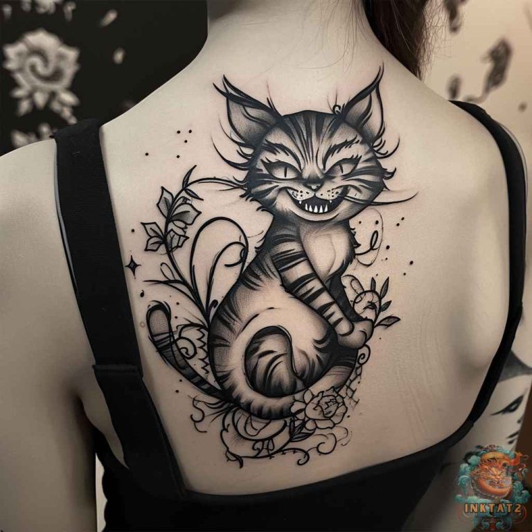 Unleashing the Mysterious Allure of the Cheshire Cat Tattoo: 91 Designs ...