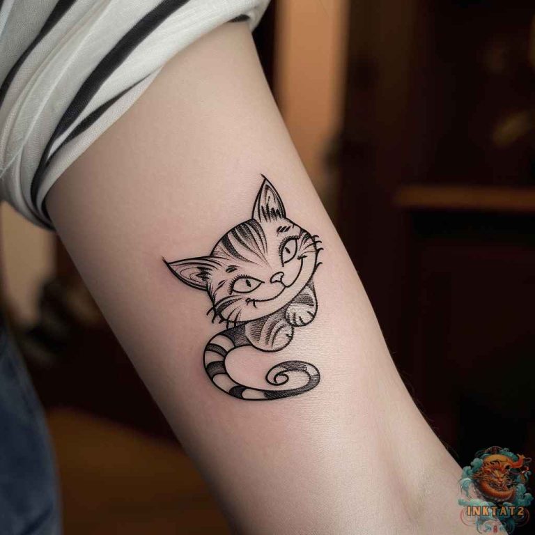 Unleashing the Mysterious Allure of the Cheshire Cat Tattoo: 91 Designs ...