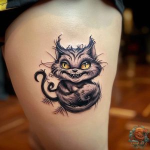 Unleashing the Mysterious Allure of the Cheshire Cat Tattoo: 91 Designs ...