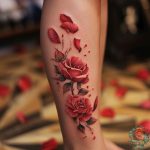 Symbolism and Beauty: The Timeless Appeal of Falling Rose Petals Tattoo ...