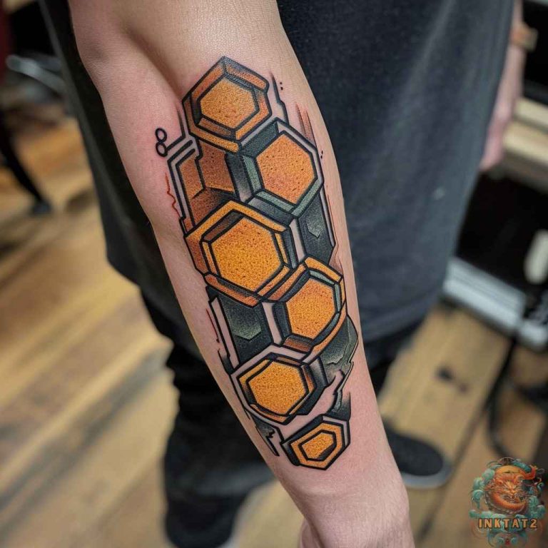 Unveiling the Sweet Symbolism of Honeycomb Tattoos: From Ancient ...