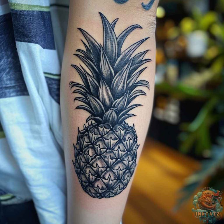 Exploring the Sweet and Symbolic Meaning of Pineapple Tattoos: 108 ...