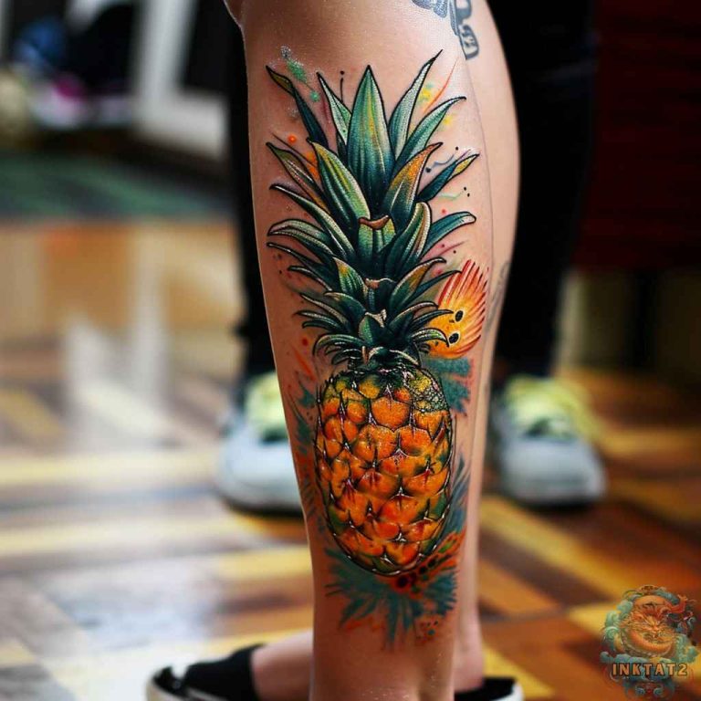Exploring the Sweet and Symbolic Meaning of Pineapple Tattoos: 108 ...