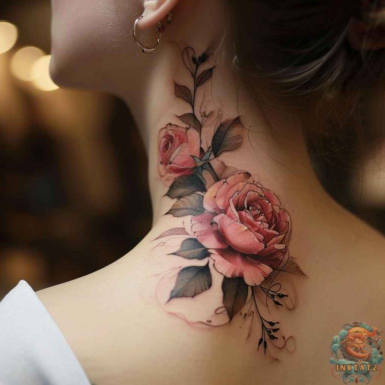 Empowering Elegance: The Allure of Small Feminine Neck Tattoos: 92 ...
