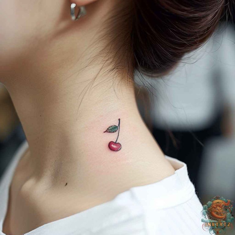 Empowering Elegance: The Allure of Small Feminine Neck Tattoos: 92 ...