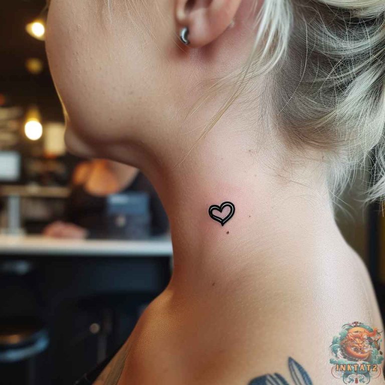 Empowering Elegance: The Allure of Small Feminine Neck Tattoos: 92 ...
