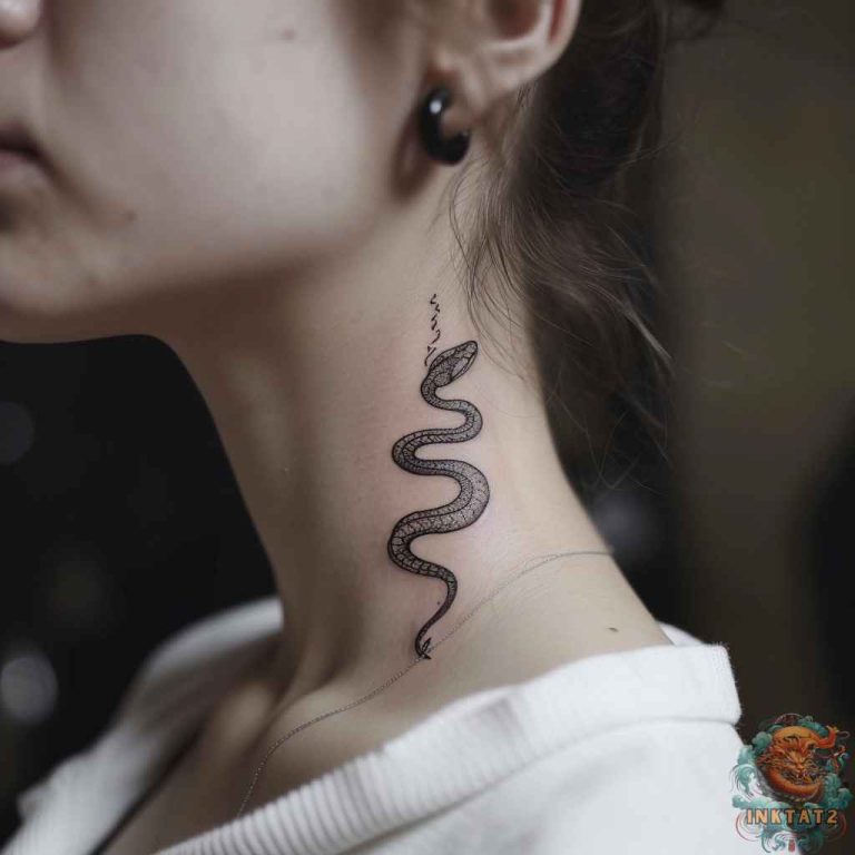 Empowering Elegance: The Allure of Small Feminine Neck Tattoos: 92 ...