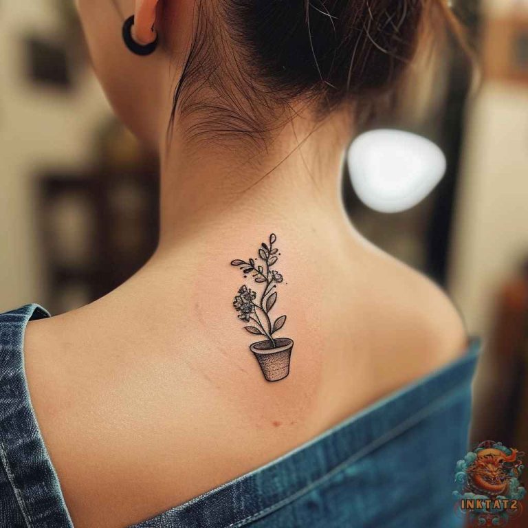 Empowering Elegance: The Allure of Small Feminine Neck Tattoos: 92 ...