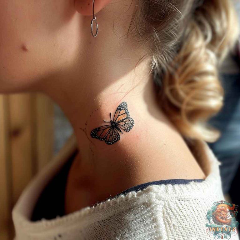 Empowering Elegance: The Allure of Small Feminine Neck Tattoos: 92 ...