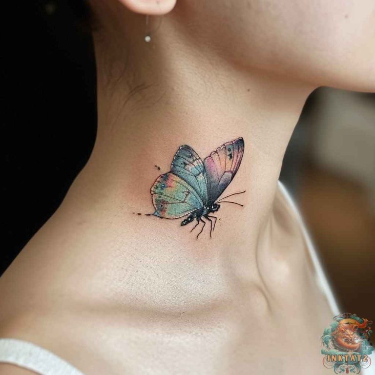 Empowering Elegance: The Allure of Small Feminine Neck Tattoos: 92 ...