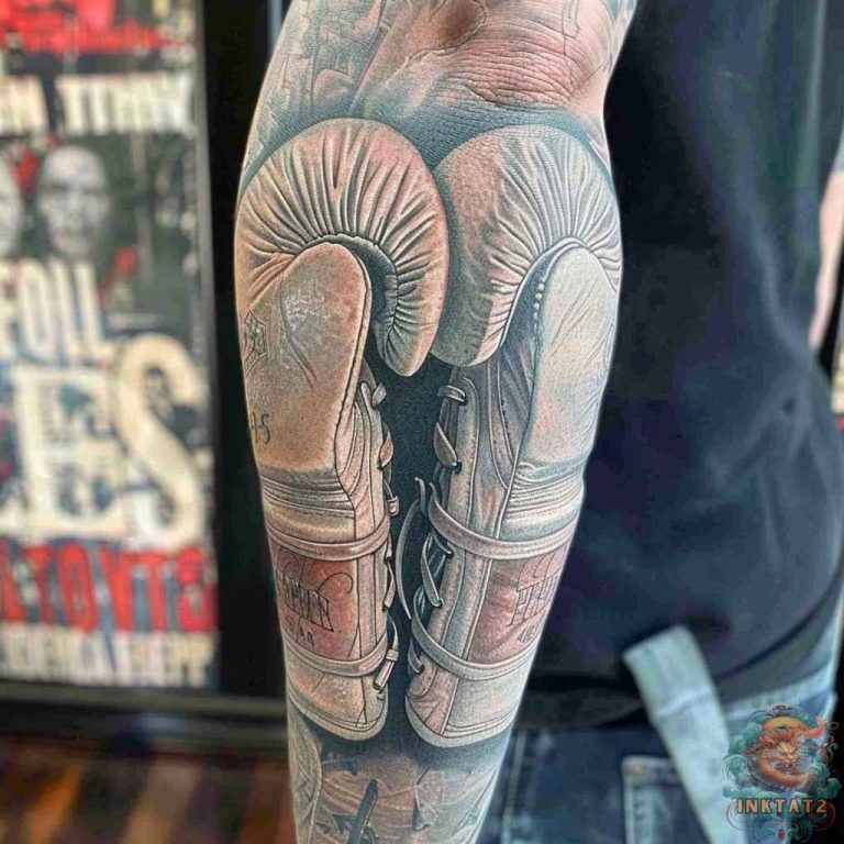 Unleashing the Power: Exploring the Symbolism of Boxing Gloves Tattoos ...