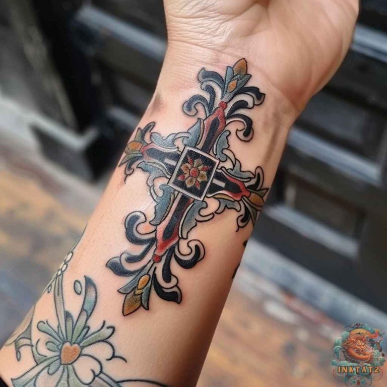 Unlocking the Meaning: The Intriguing World of Cross on Wrist Tattoos ...