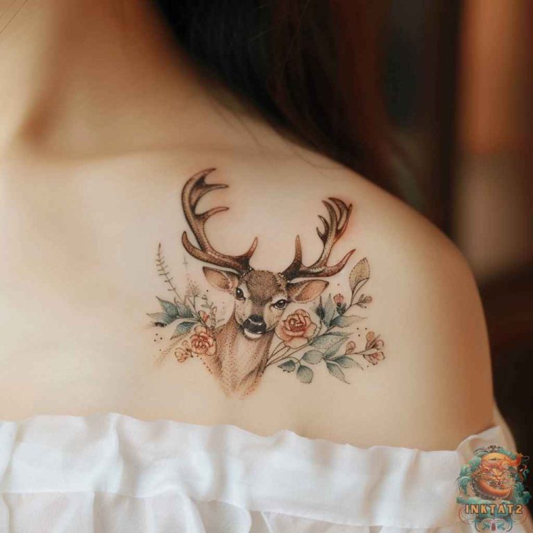 Unleashing the Majestic Power of Deer Tattoos: A Symbolic Guide: 98 ...