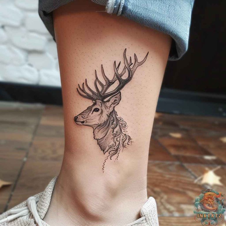 Unleashing the Majestic Power of Deer Tattoos: A Symbolic Guide: 98 ...