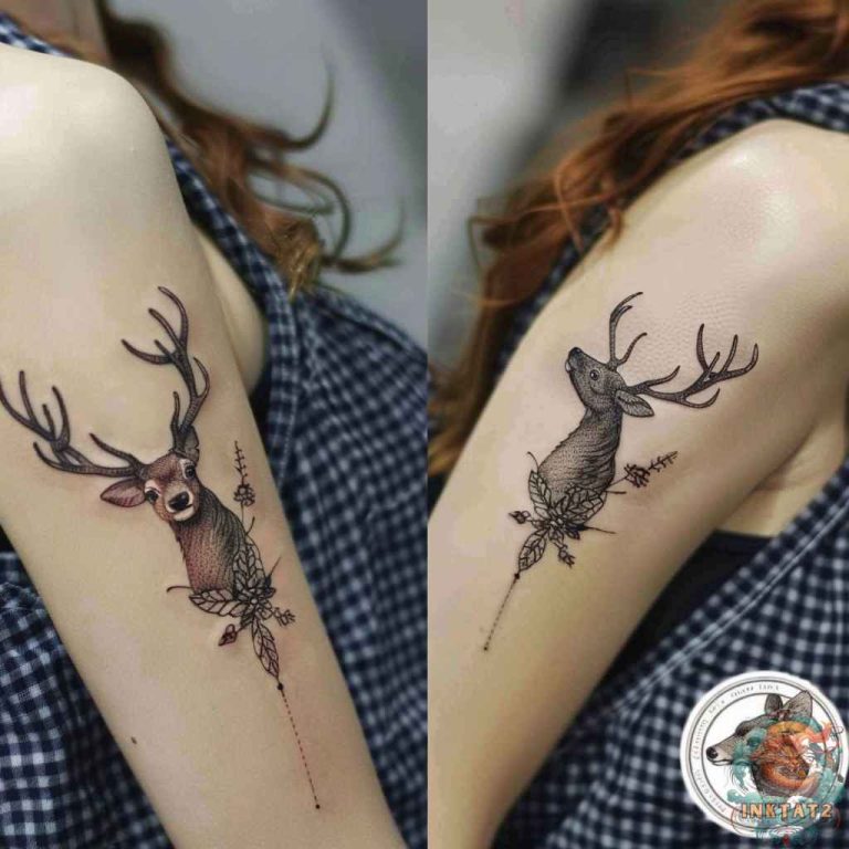 Unleashing the Majestic Power of Deer Tattoos: A Symbolic Guide: 98 ...