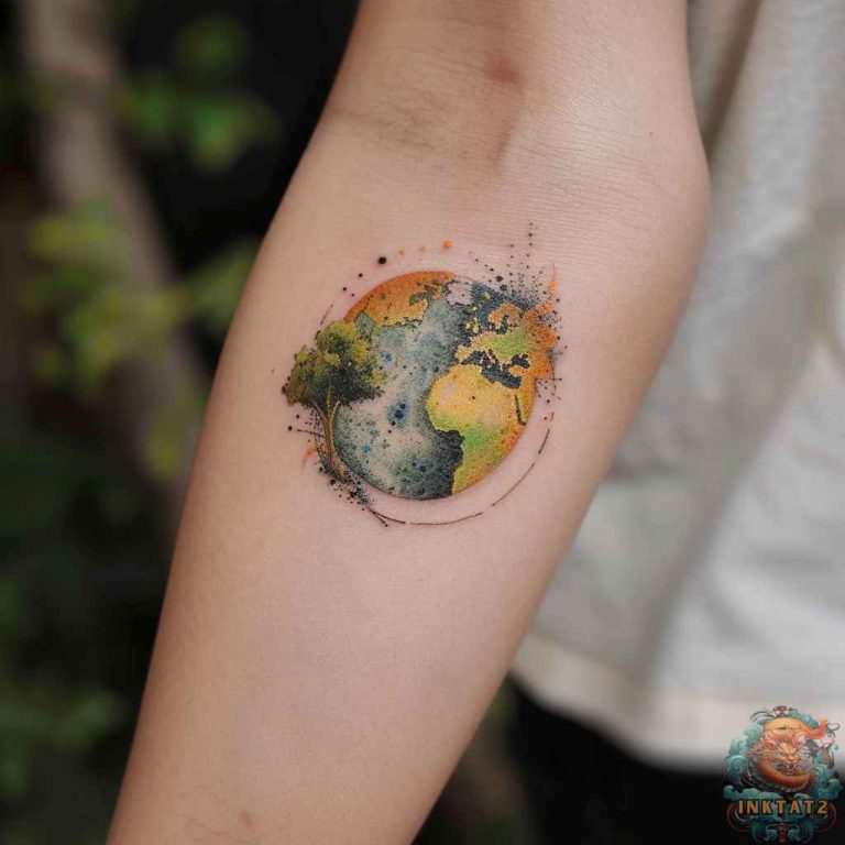 Embracing Mother Earth: The Beauty and Symbolism of Earth Tattoos: 97 ...
