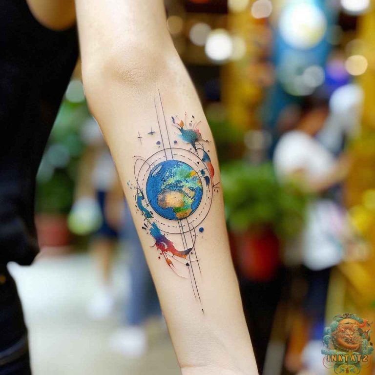 Embracing Mother Earth: The Beauty and Symbolism of Earth Tattoos: 97 ...