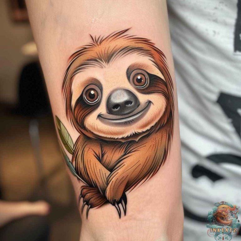 Slow and Steady: The Symbolism and Beauty of Sloth Tattoos: 107 Designs ...