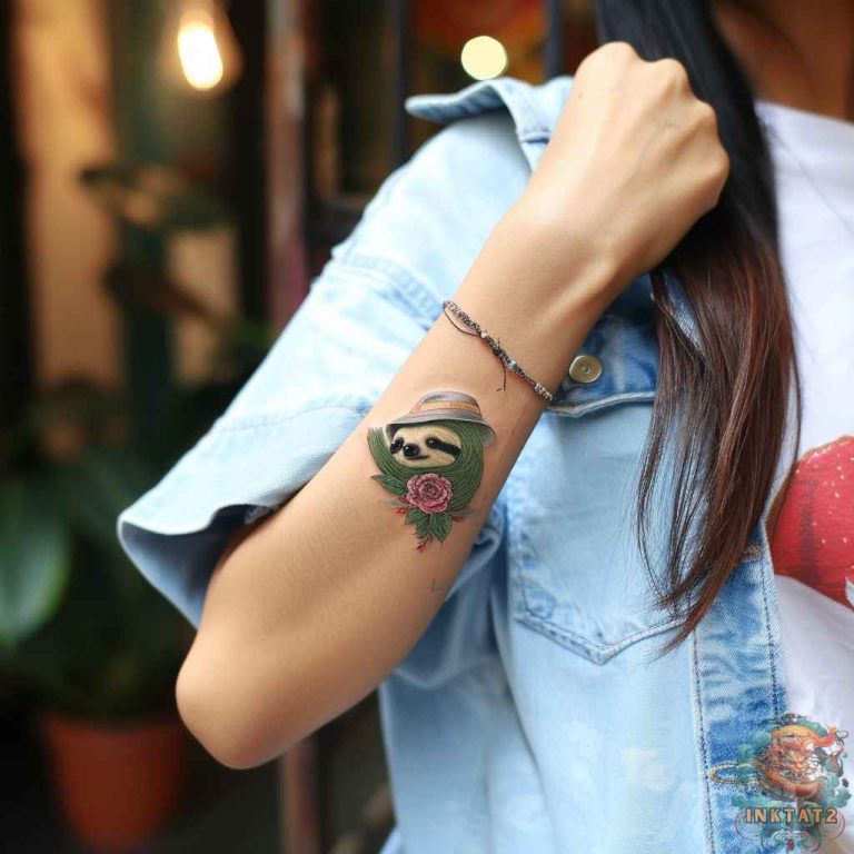 Slow and Steady: The Symbolism and Beauty of Sloth Tattoos: 107 Designs ...