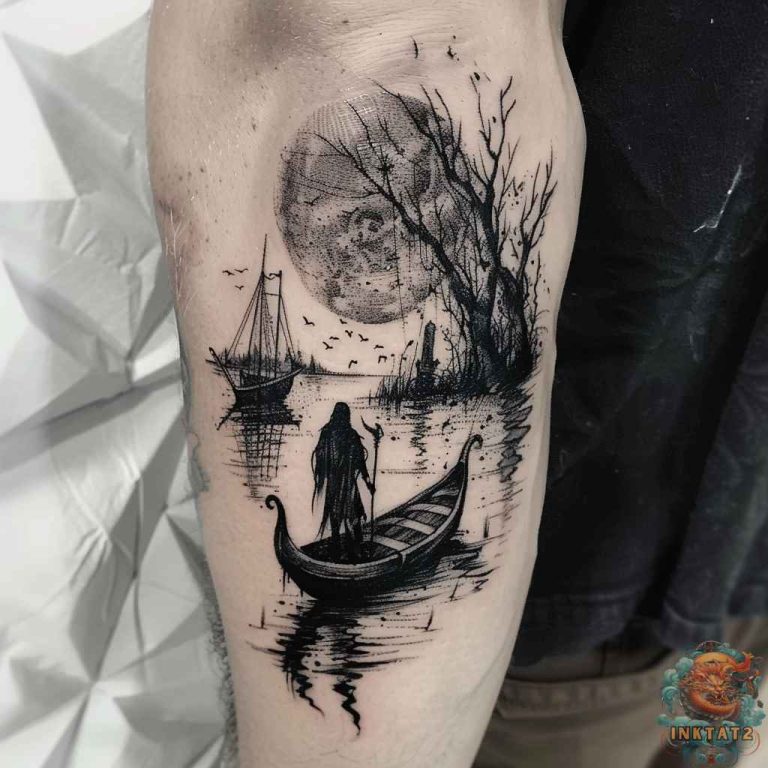 Crossing Over: Exploring the Haunting Beauty of Charon Tattoos: 100 ...