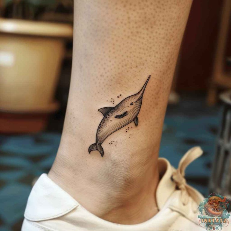 Splashing into Sea-Inspired Ink: The Majestic World of Narwhal Tattoos ...