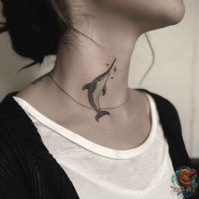 Splashing into Sea-Inspired Ink: The Majestic World of Narwhal Tattoos ...