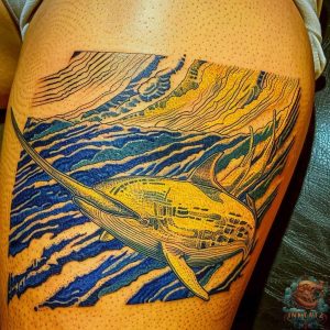 Splashing into Sea-Inspired Ink: The Majestic World of Narwhal Tattoos ...