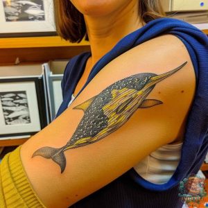 Splashing into Sea-Inspired Ink: The Majestic World of Narwhal Tattoos ...