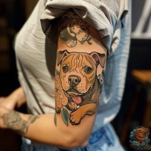 Unleashing the Power of Pitbull Tattoos: Exploring the Bold and ...