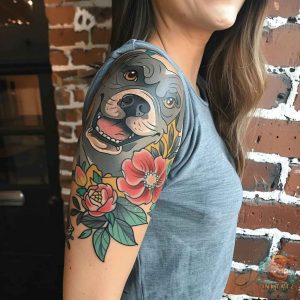Unleashing the Power of Pitbull Tattoos: Exploring the Bold and ...